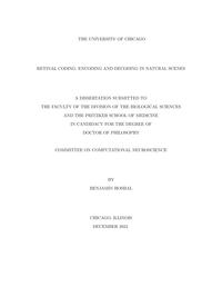 Retinal Coding: Encoding and Decoding in Natural Scenes