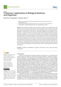 E-Polymers: Applications in Biological Interfaces and Organisms