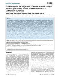 Examining the Pathogenesis of Breast Cancer Using a Novel Agent-Based ...