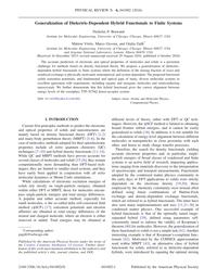 Generalization of dielectric-Dependent hybrid functionals to finite systems