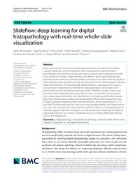 Slideflow: Deep learning for digital histopathology with real-time ...