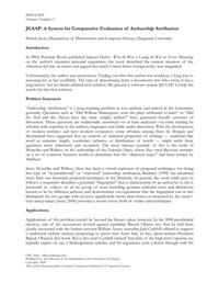 JGAAP: A System for Comparative Evaluation of Authorship Attribution