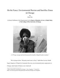 On the Fence: Environmental Racism and Sacrifice Zones in Chicago