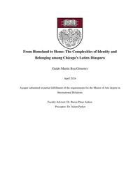 From Homeland to Home: The Complexities of Identity and Belonging among ...