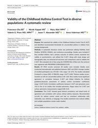 Validity of the Childhood Asthma Control Test in diverse populations: A ...