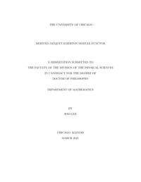 Derived Jacquet-Emerton Module Functor