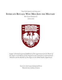 Intricate Rituals: Why Men Join the Military