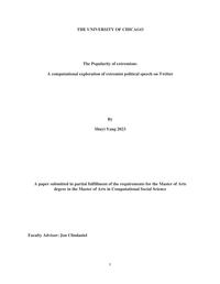 The Popularity of extremism: A computational exploration of extremist ...