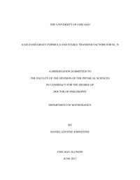 A Gelfand-Graev Formula and Stable Transfer Factors for SL_n(F)